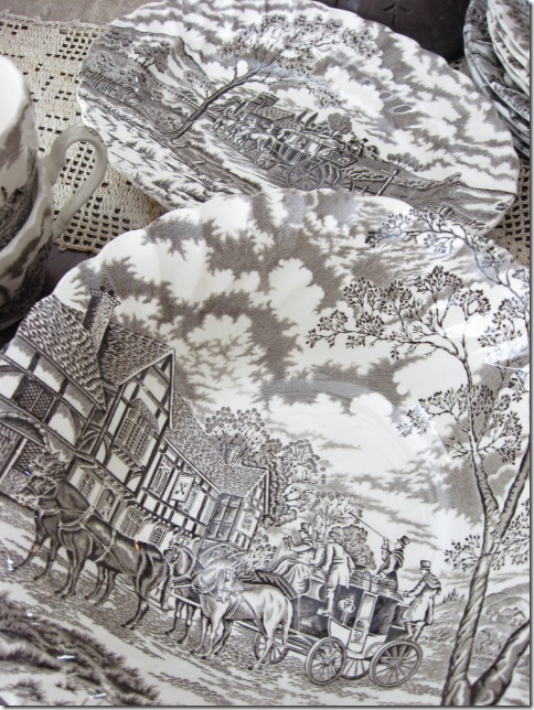 My first set of Transferware Dishes - Southern Hospitality